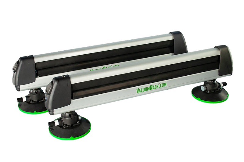 VacuumRack – Ski and Bike Roof Rack on Vacuum Suction cups.