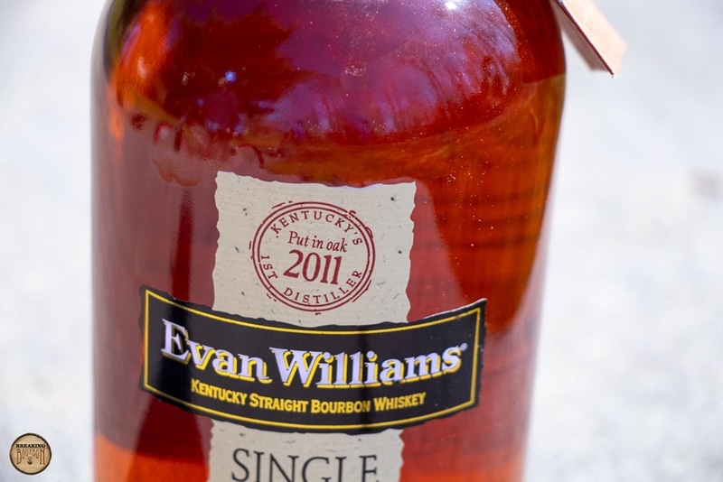 Evan Williams Single Barrel - 2011 Vintage Review | Breaking Bourbon