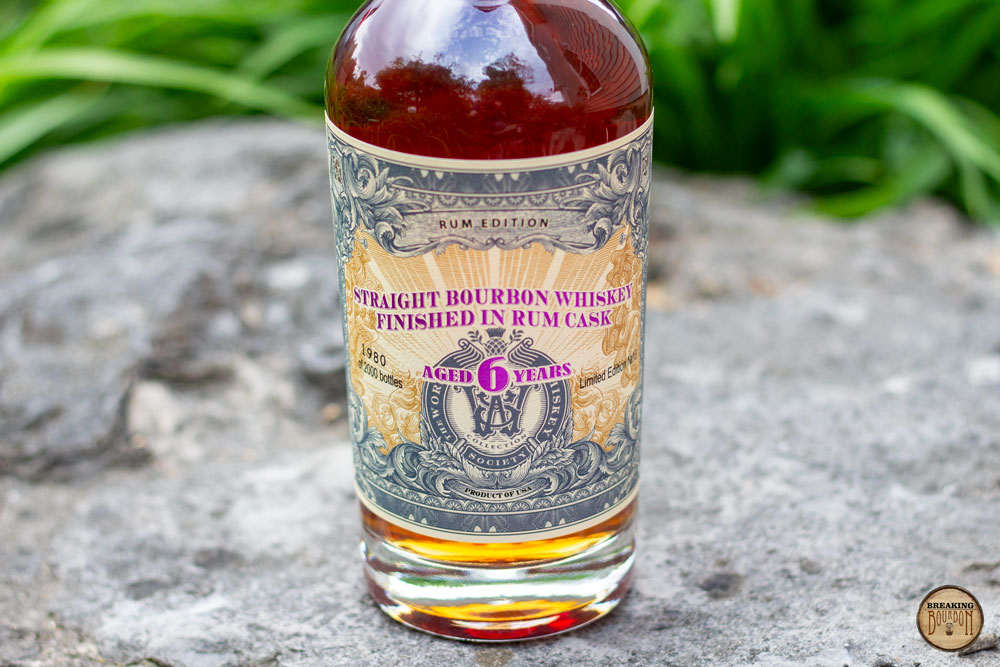 World Whiskey Society 6 Year Straight Bourbon Finished in Rum Cask ...