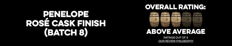 Penelope Rosé Cask Finish (Batch 8) Review | Breaking Bourbon