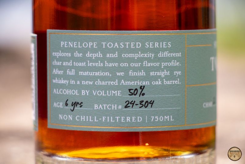 Penelope Toasted Rye (Batch 24-504) Review | Breaking Bourbon