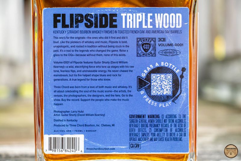 Three Chord Flipside Triplewood Bourbon Review | Breaking Bourbon