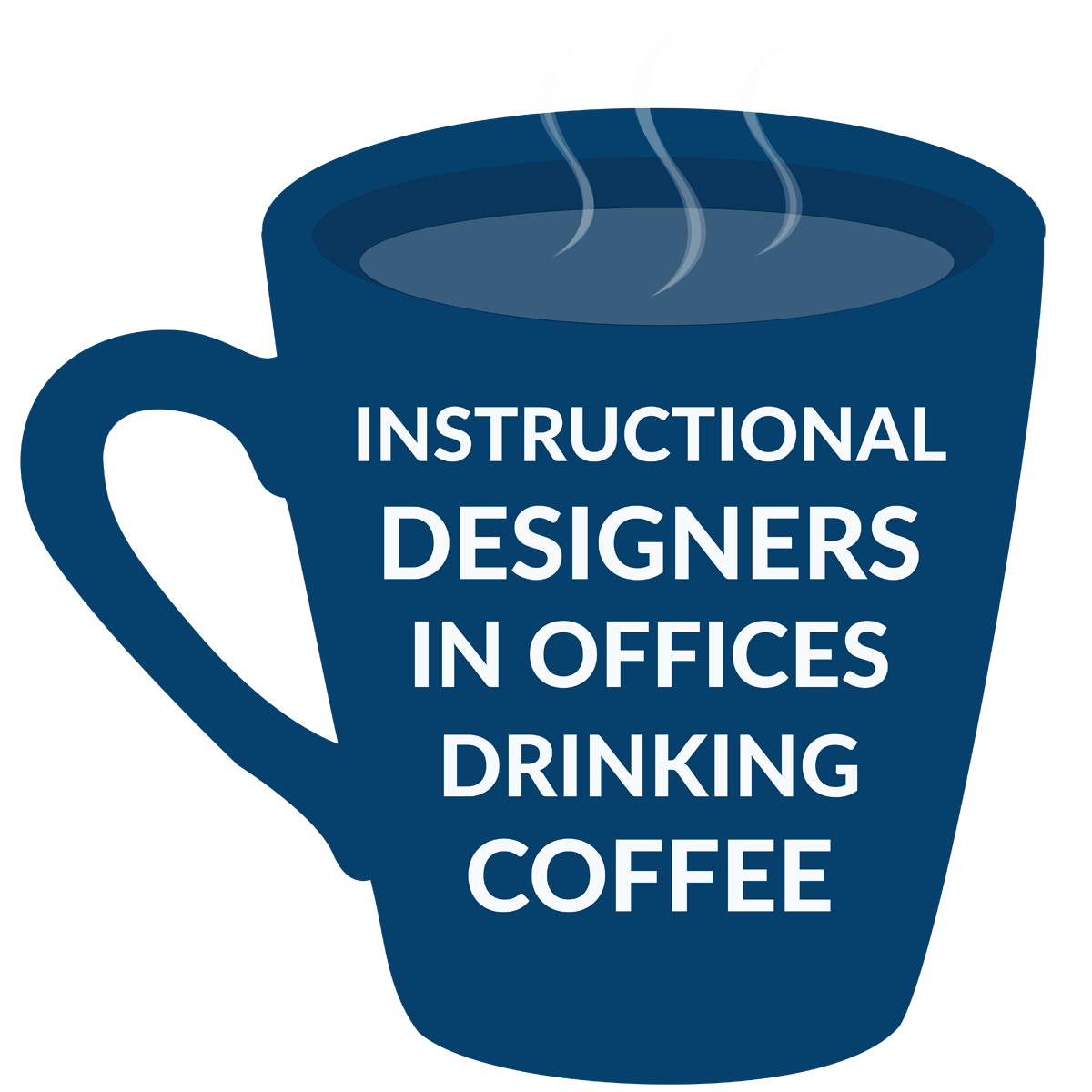 Instructional Designers in Offices Drinking Coffee Videocast & Podcast