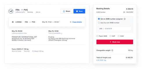 Lufthansa Cargo Schedules, Rates, Booking & Tracking
