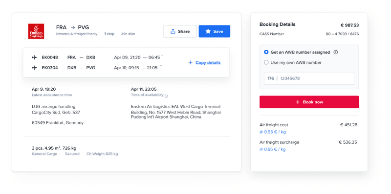 Emirates SkyCargo Schedules, Rates, Booking & Tracking