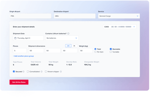 Swiss WorldCargo Schedules, Rates, Booking & Tracking