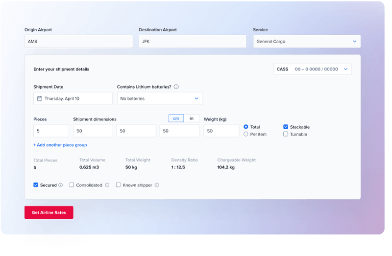AIR FRANCE KLM MARTINAIR Cargo Schedules, Rates, Booking & Tracking