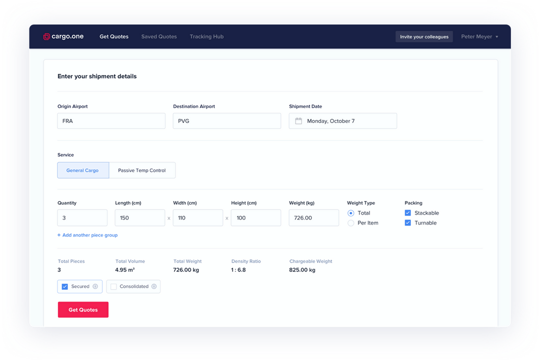 cargo.one | The easiest way to book air cargo