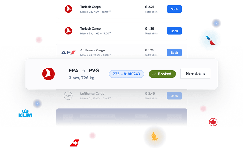 Turkish Cargo Flight Schedules, Live Rates and Booking