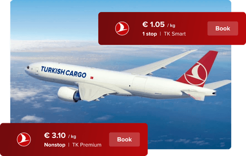 Turkish Cargo Flight Schedules, Live Rates and Booking