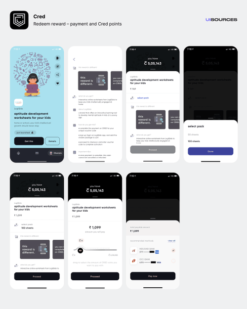 Cred App - Pay credit card bills | UI Sources