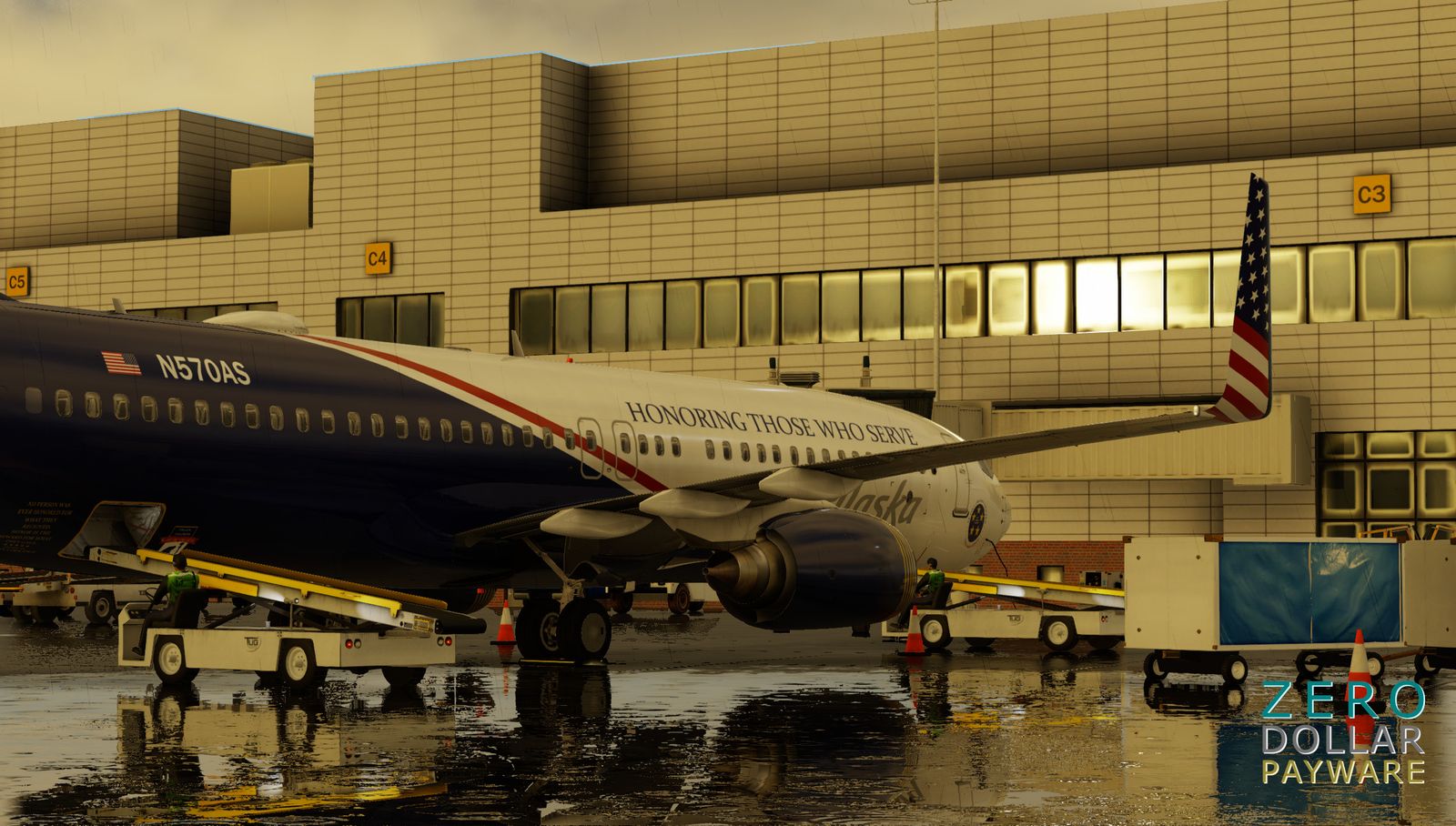 Zero Dollar Payware Updates Anchorage International Airport for X-Plane ...