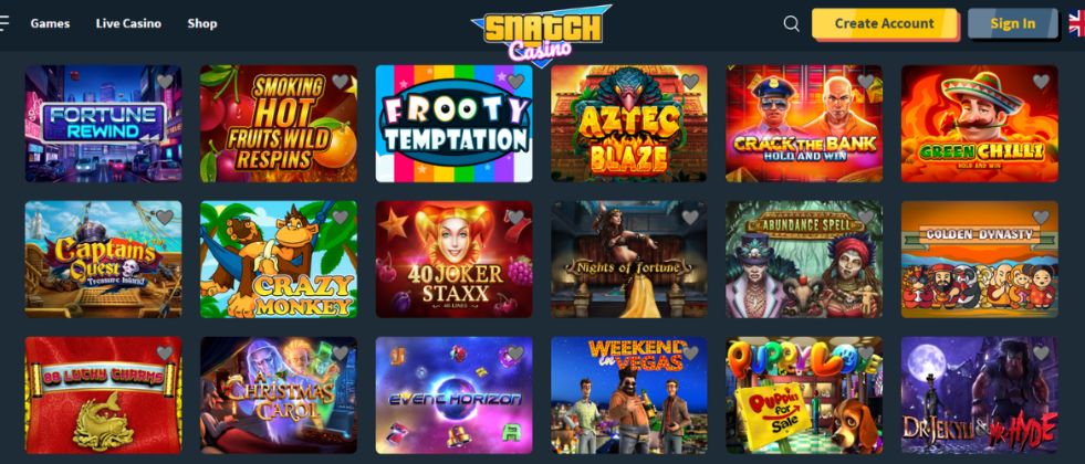 Snatch Casino Online Casino Review and Bonus - AboutSlots