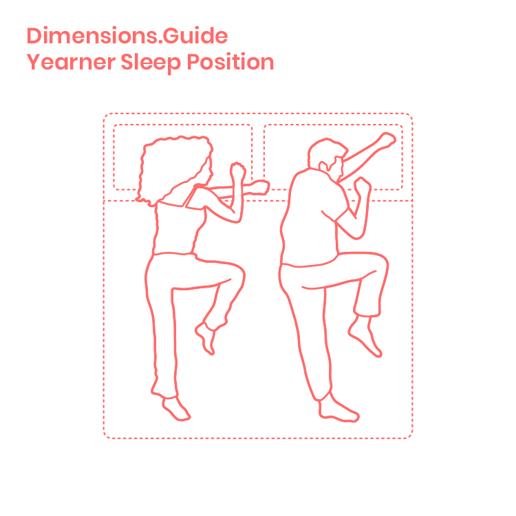 Yearner Sleeping Position Dimensions & Drawings | Dimensions.com