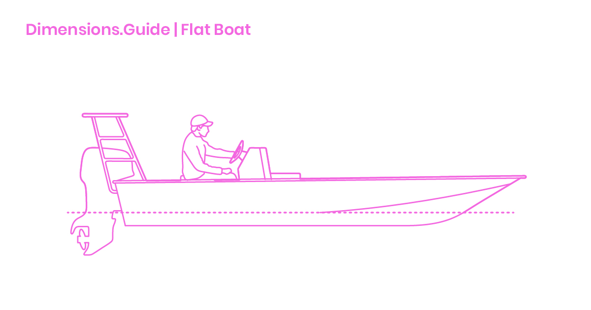Flat Boats Dimensions & Drawings | Dimensions.com