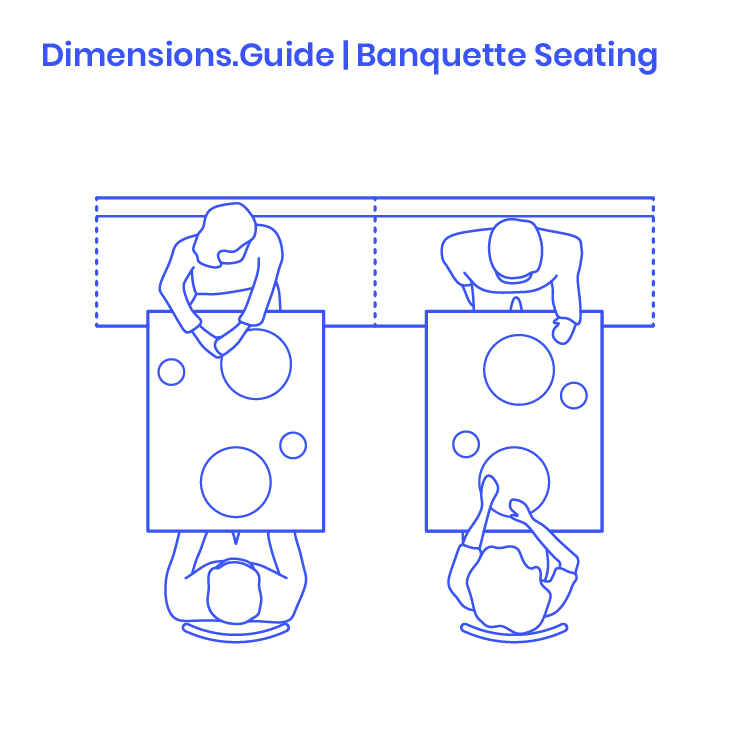 Banquette Seating Dimensions & Drawings | Dimensions.com