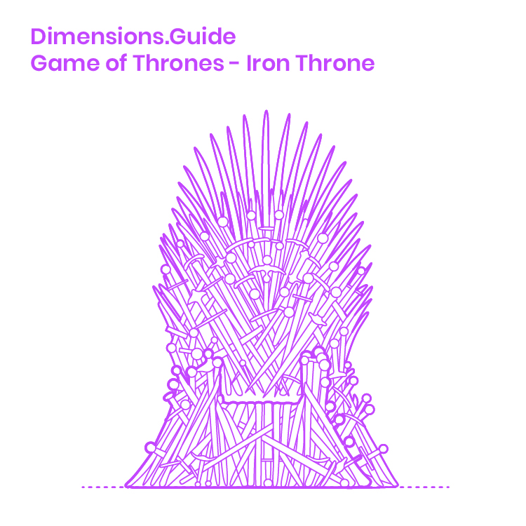 Iron Throne Dimensions & Drawings | Dimensions.com