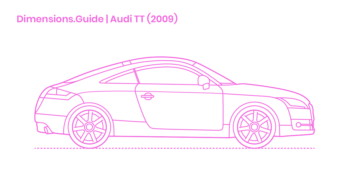Audi TT (2009) Dimensions & Drawings | Dimensions.com