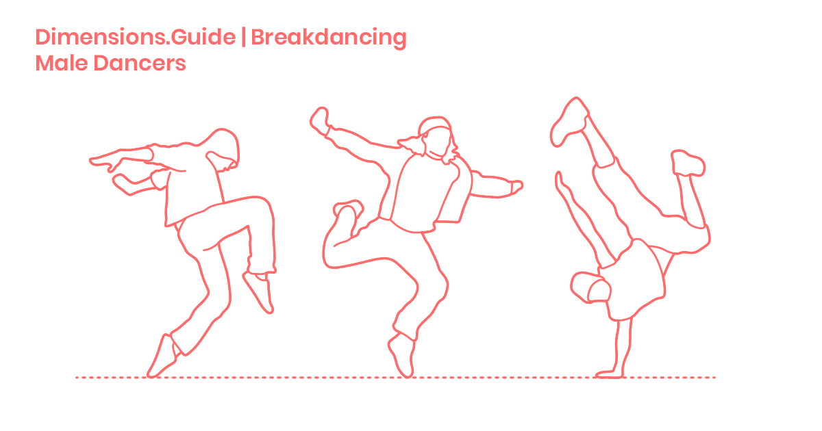 Breakdancing | Breaking - Male Dancers Dimensions & Drawings ...