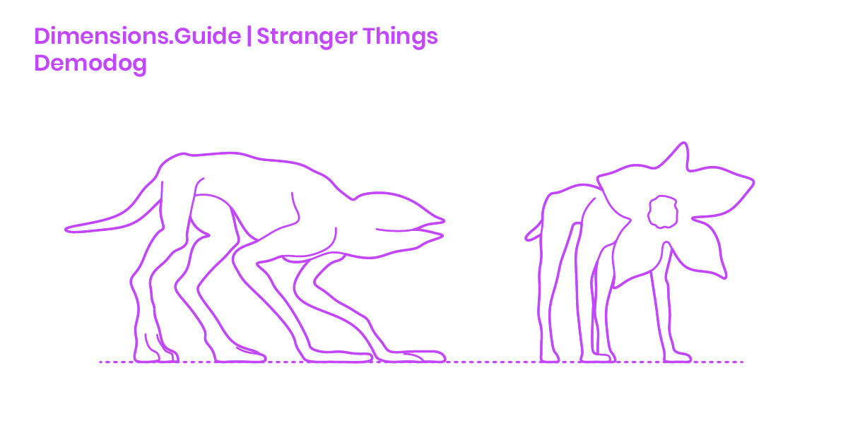 Demodog Dimensions & Drawings | Dimensions.com