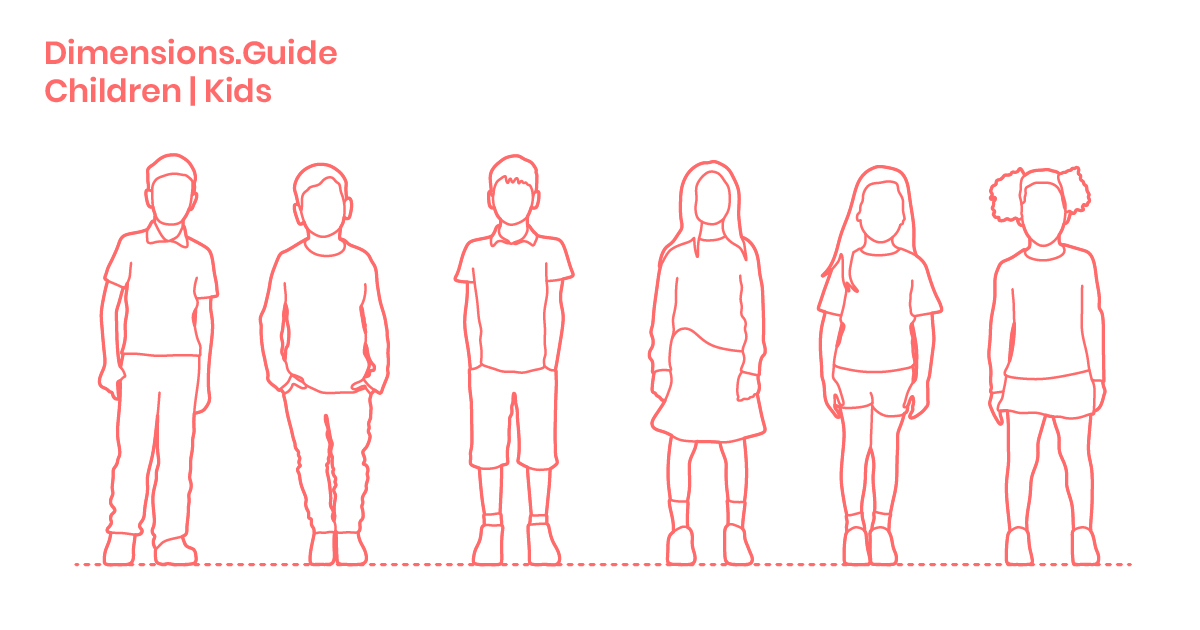 Children | Kids Dimensions & Drawings | Dimensions.com