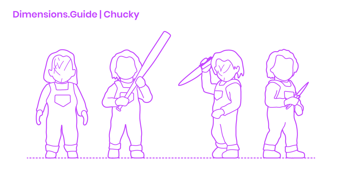 Chucky Dimensions & Drawings | Dimensions.com