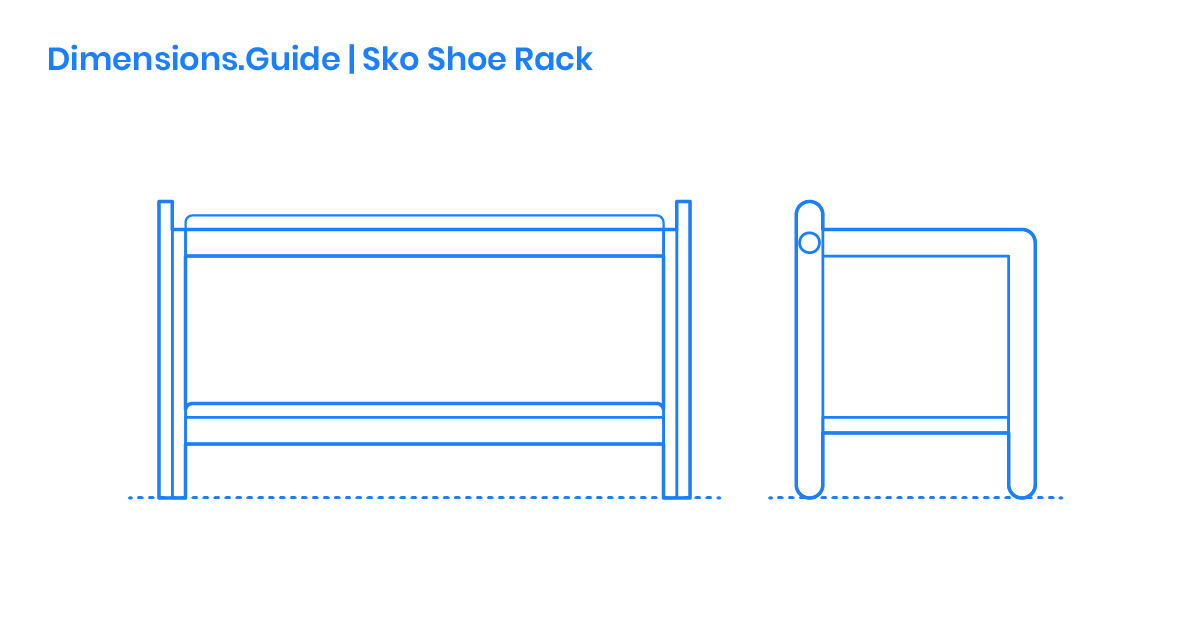 Sko Shoe Rack Dimensions & Drawings | Dimensions.com