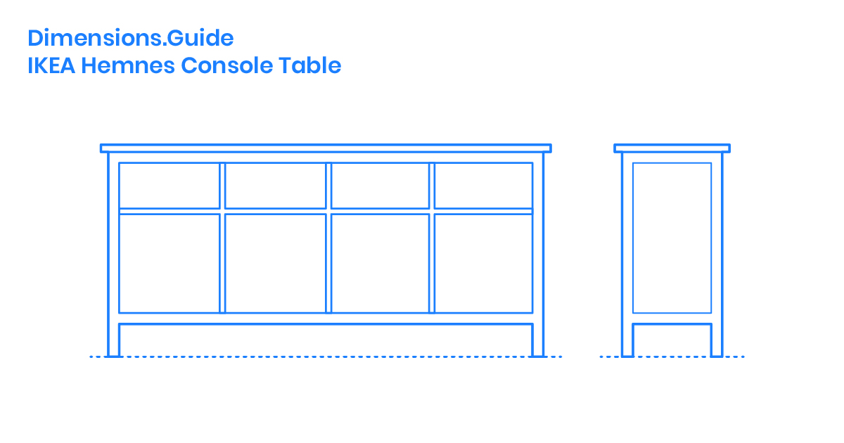 IKEA Hemnes Console Table Dimensions & Drawings | Dimensions.com