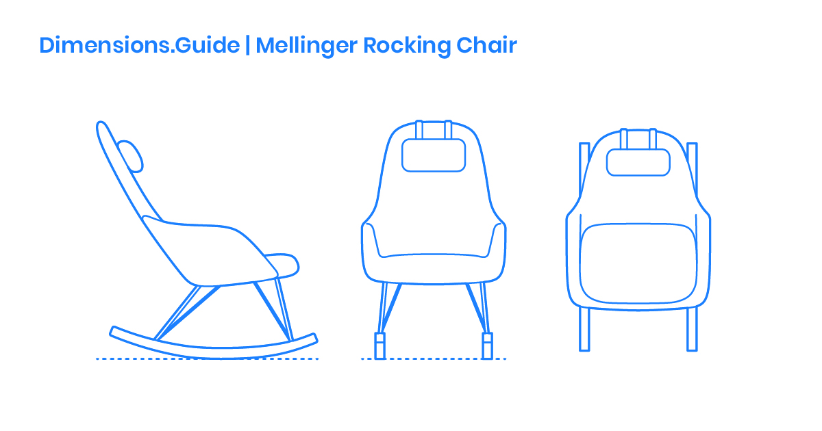 Mellinger Rocking Chair Dimensions & Drawings | Dimensions.com