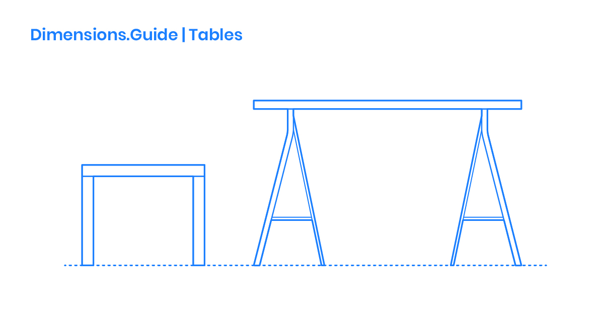 Tables & Desks Dimensions & Drawings | Dimensions.com