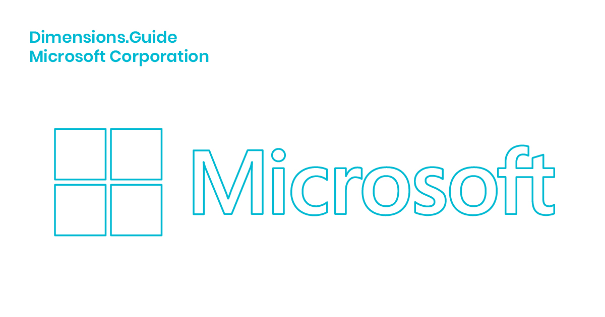Microsoft Dimensions & Drawings | Dimensions.com