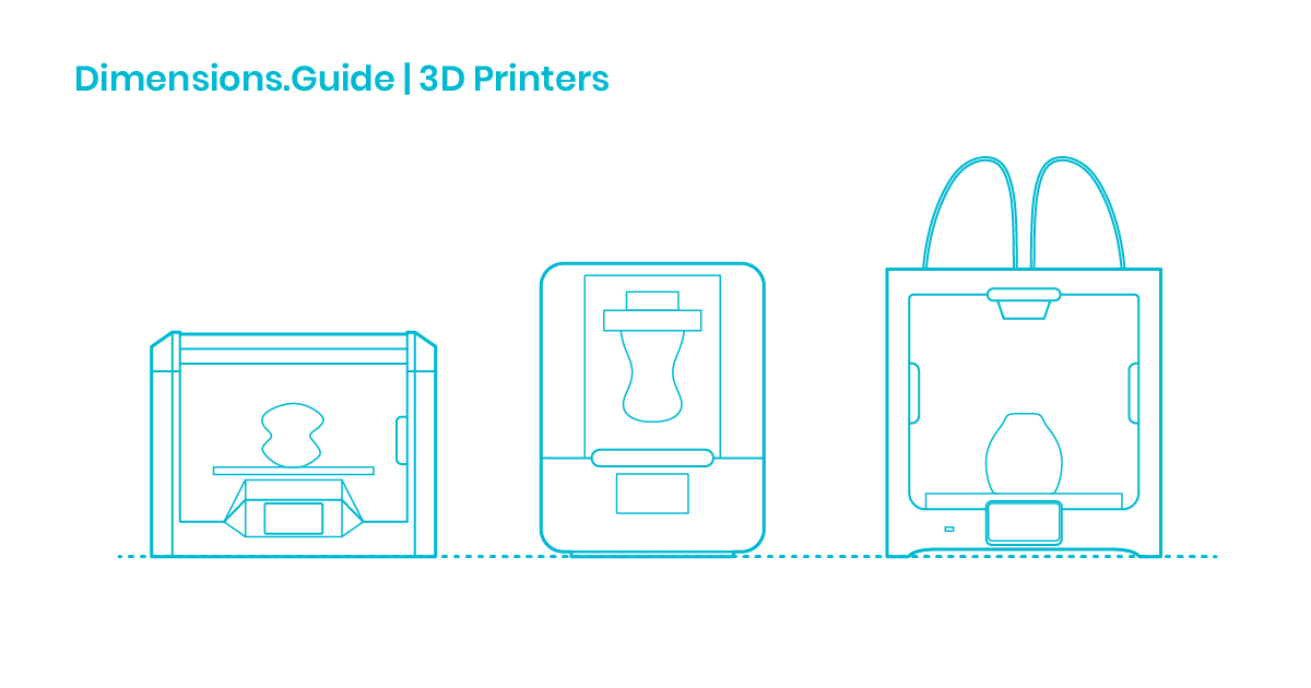 3D Printers Dimensions & Drawings | Dimensions.com