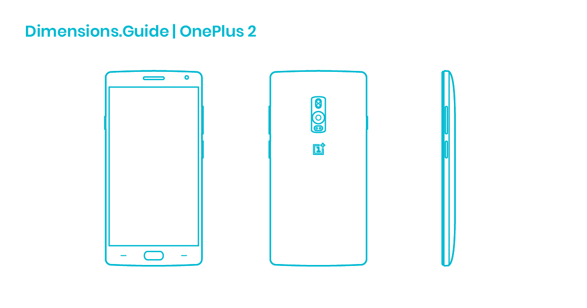 OnePlus 2 Dimensions & Drawings | Dimensions.com