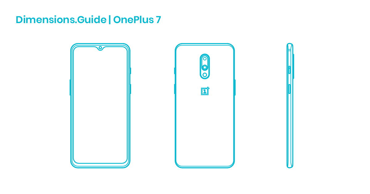OnePlus 7 Dimensions & Drawings | Dimensions.com