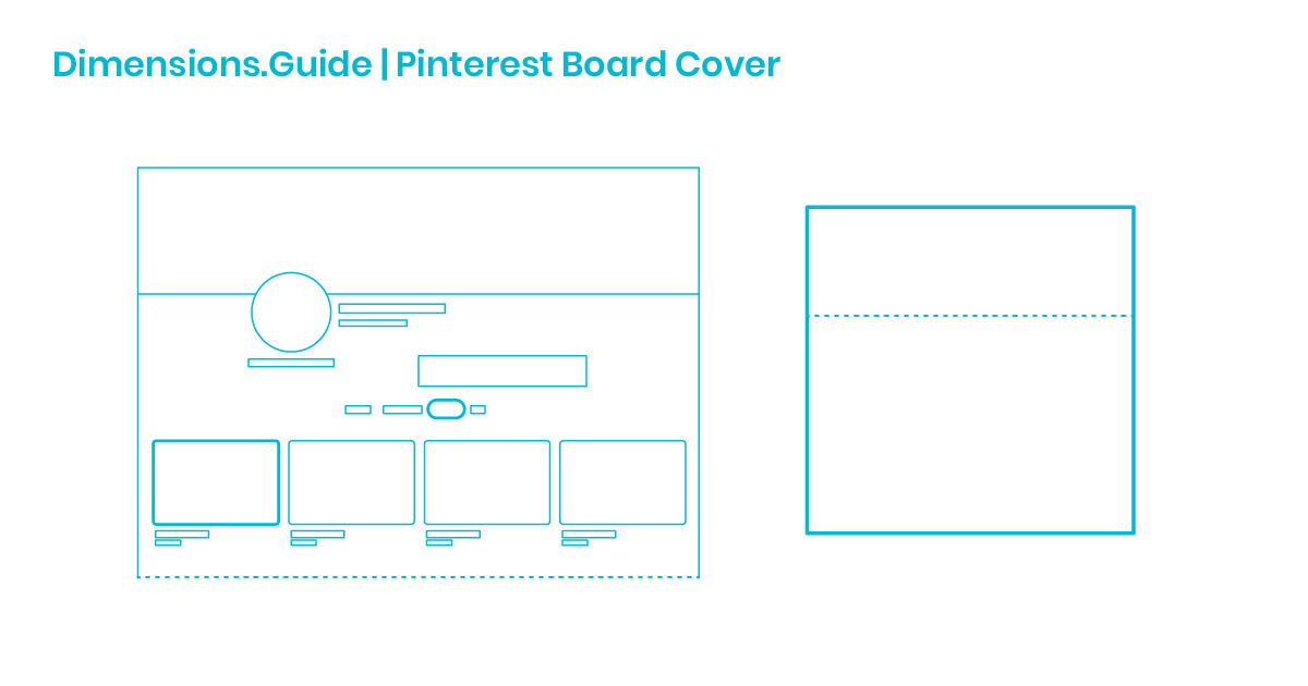 Pinterest Board Cover Dimensions & Drawings | Dimensions.com