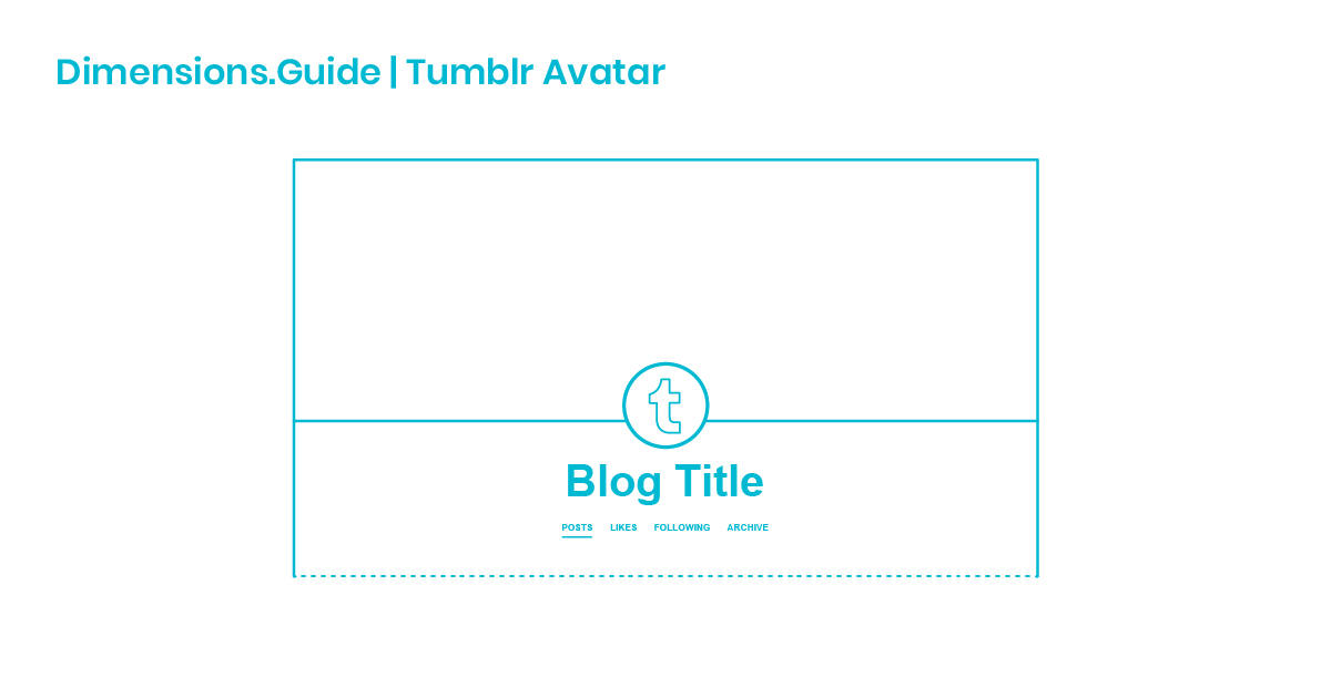 Tumblr Avatar Dimensions & Drawings | Dimensions.com