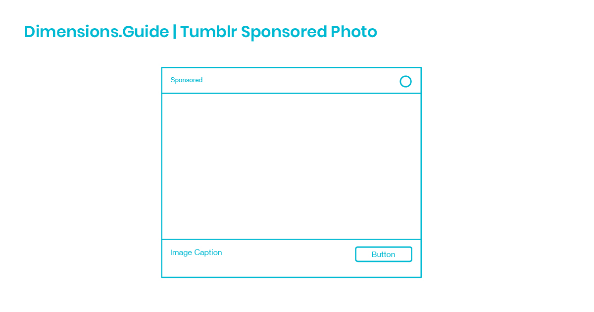 Tumblr Sponsored Photo Dimensions & Drawings | Dimensions.com