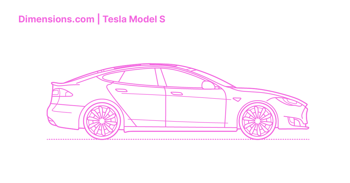Tesla Model S Dimensions & Drawings | Dimensions.com
