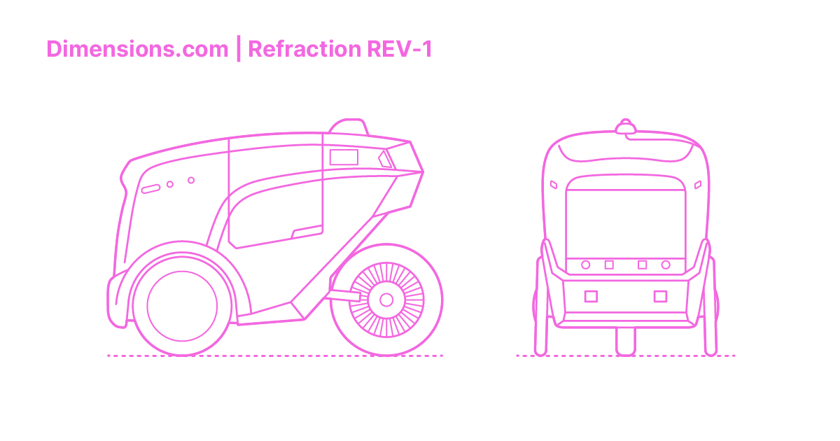 Refraction REV-1 Dimensions & Drawings | Dimensions.com