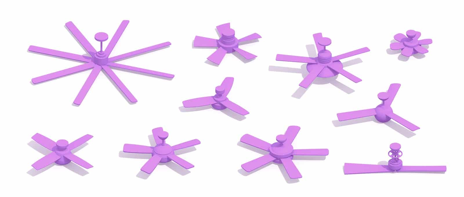 Fans | Ceiling Fans Dimensions & Drawings | Dimensions.com