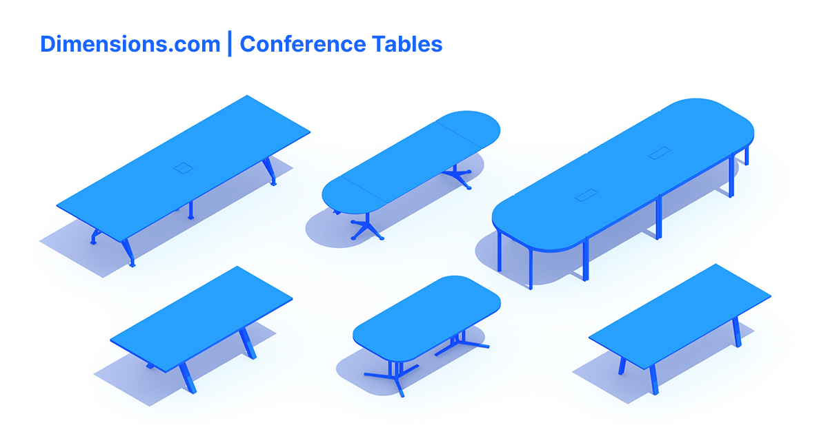Conference Tables Dimensions & Drawings | Dimensions.com