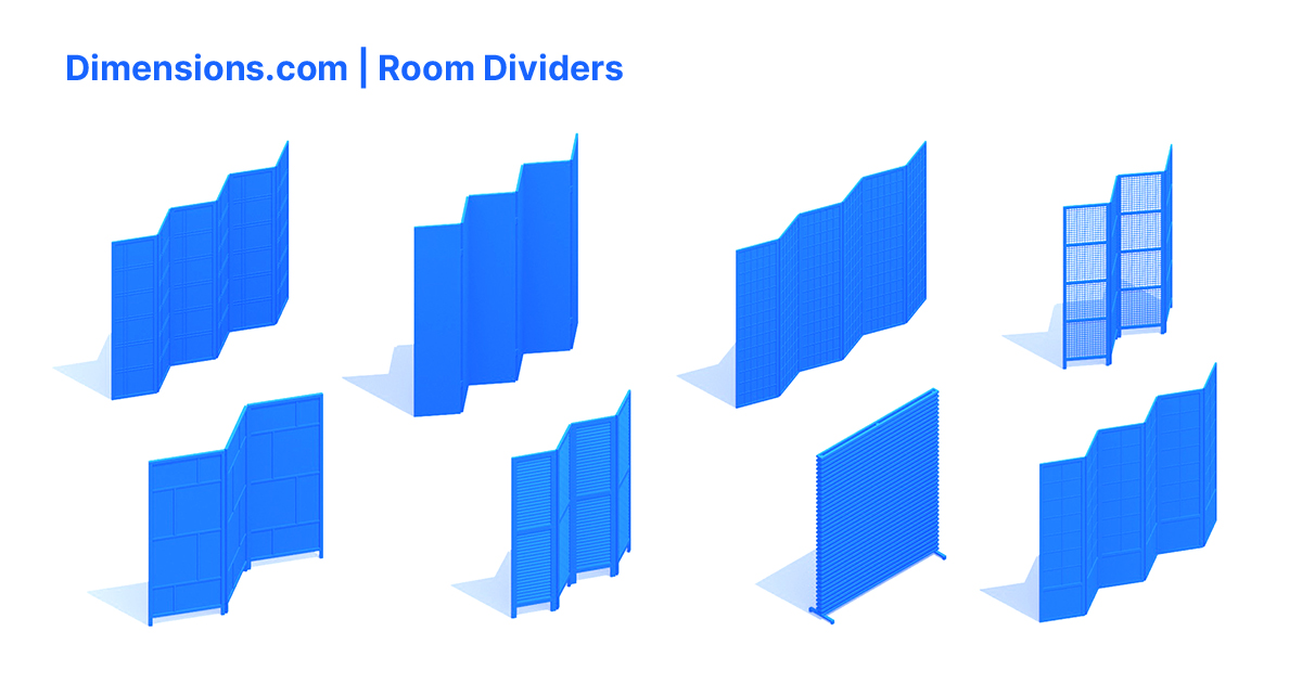 Room Dividers Dimensions & Drawings | Dimensions.com