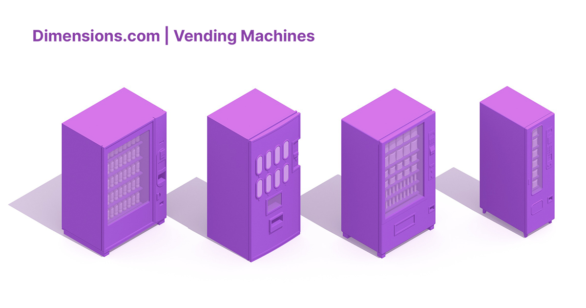 Vending Machines Dimensions & Drawings | Dimensions.com
