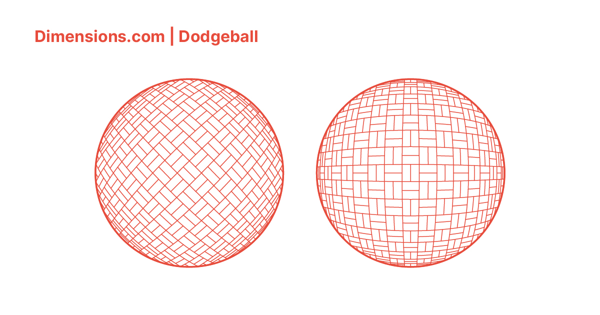 Dodgeball Dimensions & Drawings | Dimensions.com