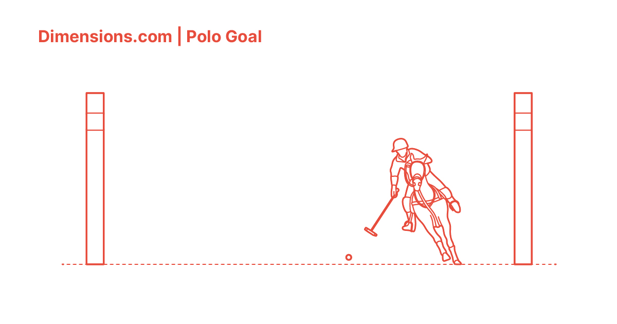 Polo Goal Posts Dimensions & Drawings | Dimensions.com