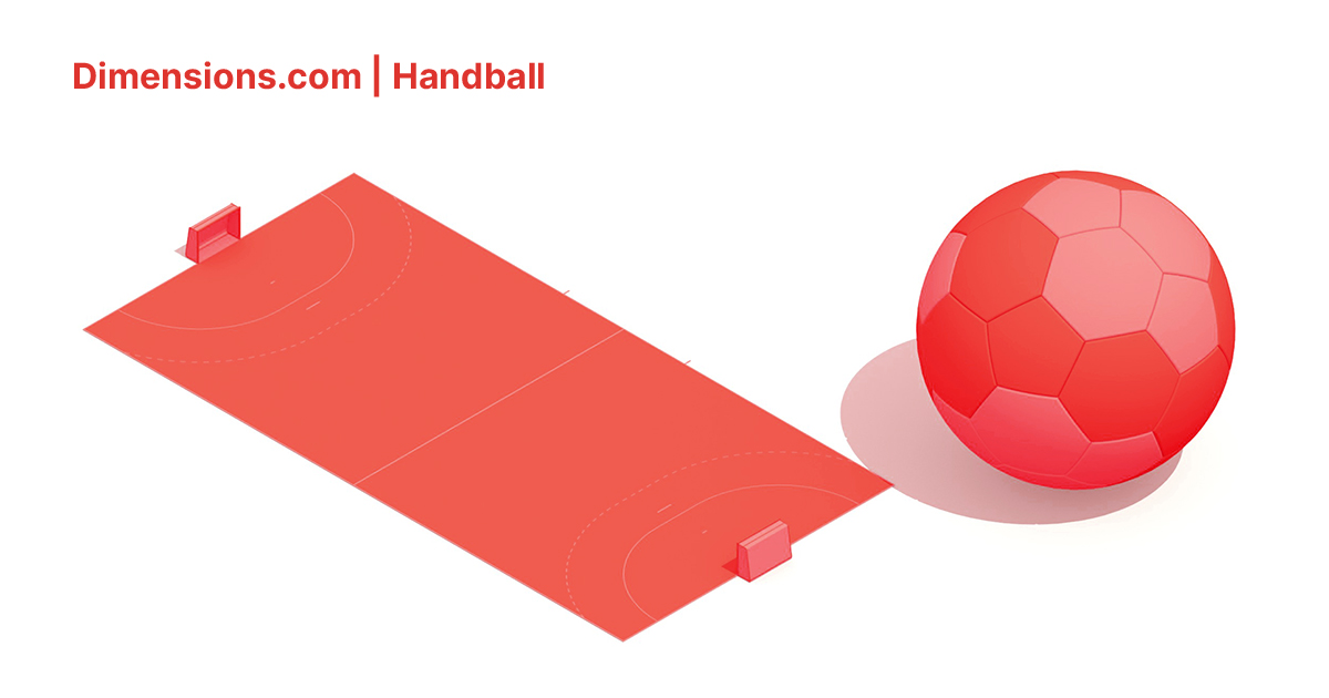 Handball Dimensions & Drawings | Dimensions.com
