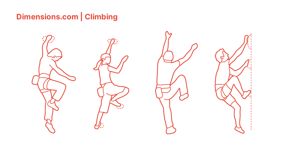 Climbing Dimensions & Drawings | Dimensions.com