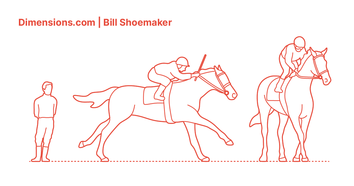 Bill Shoemaker Dimensions & Drawings | Dimensions.com