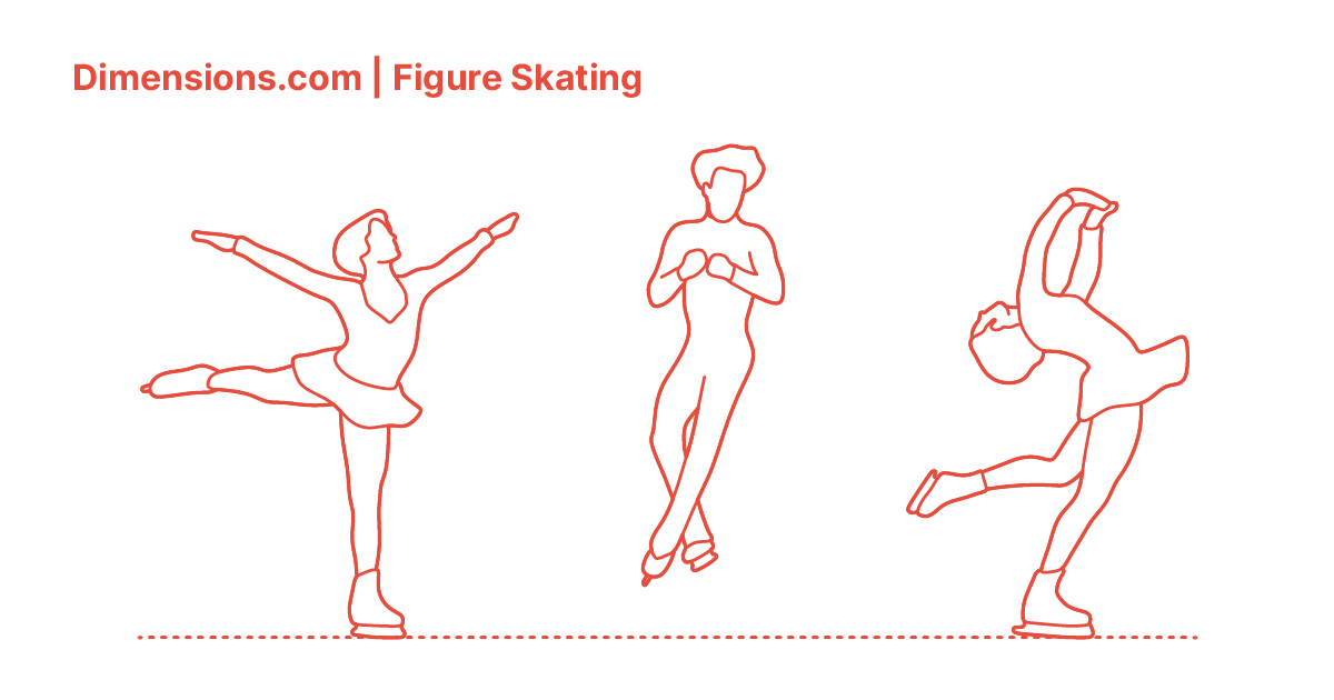 Figure Skating Dimensions & Drawings | Dimensions.com