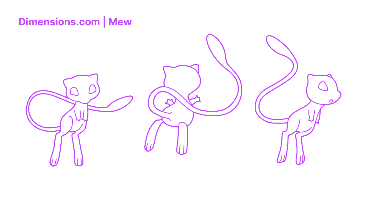Mew Dimensions & Drawings | Dimensions.com